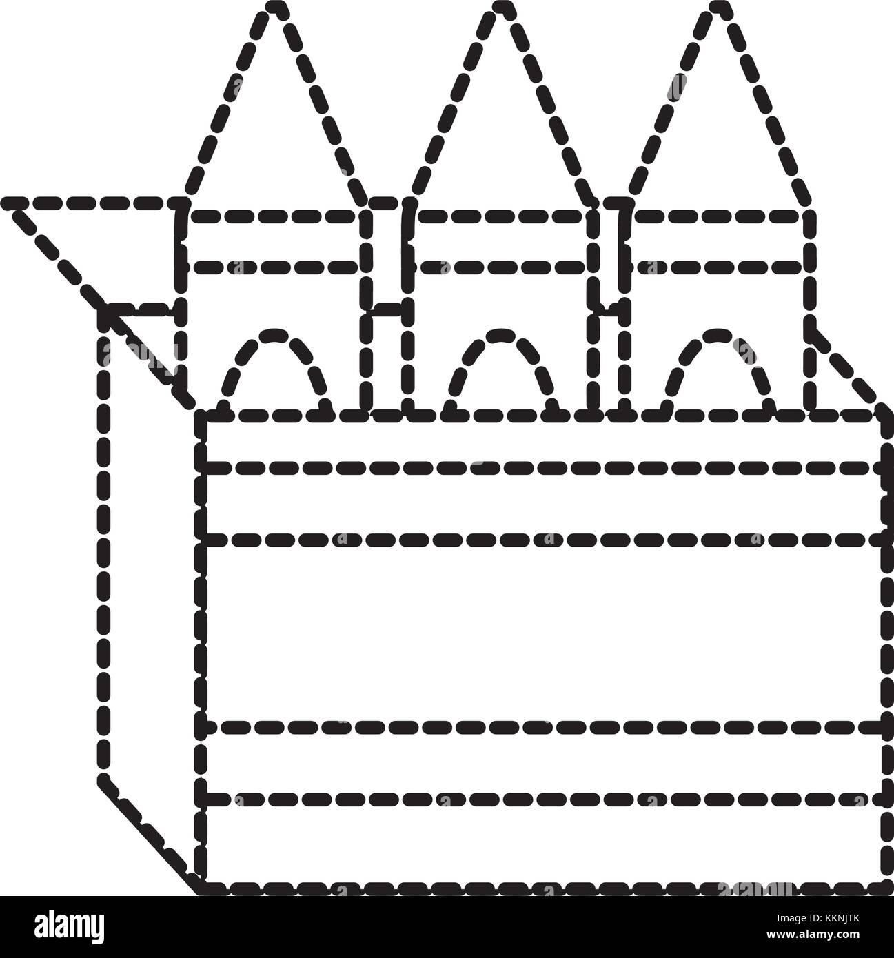 Isolated crayon box design Stock Vector Image & Art - Alamy