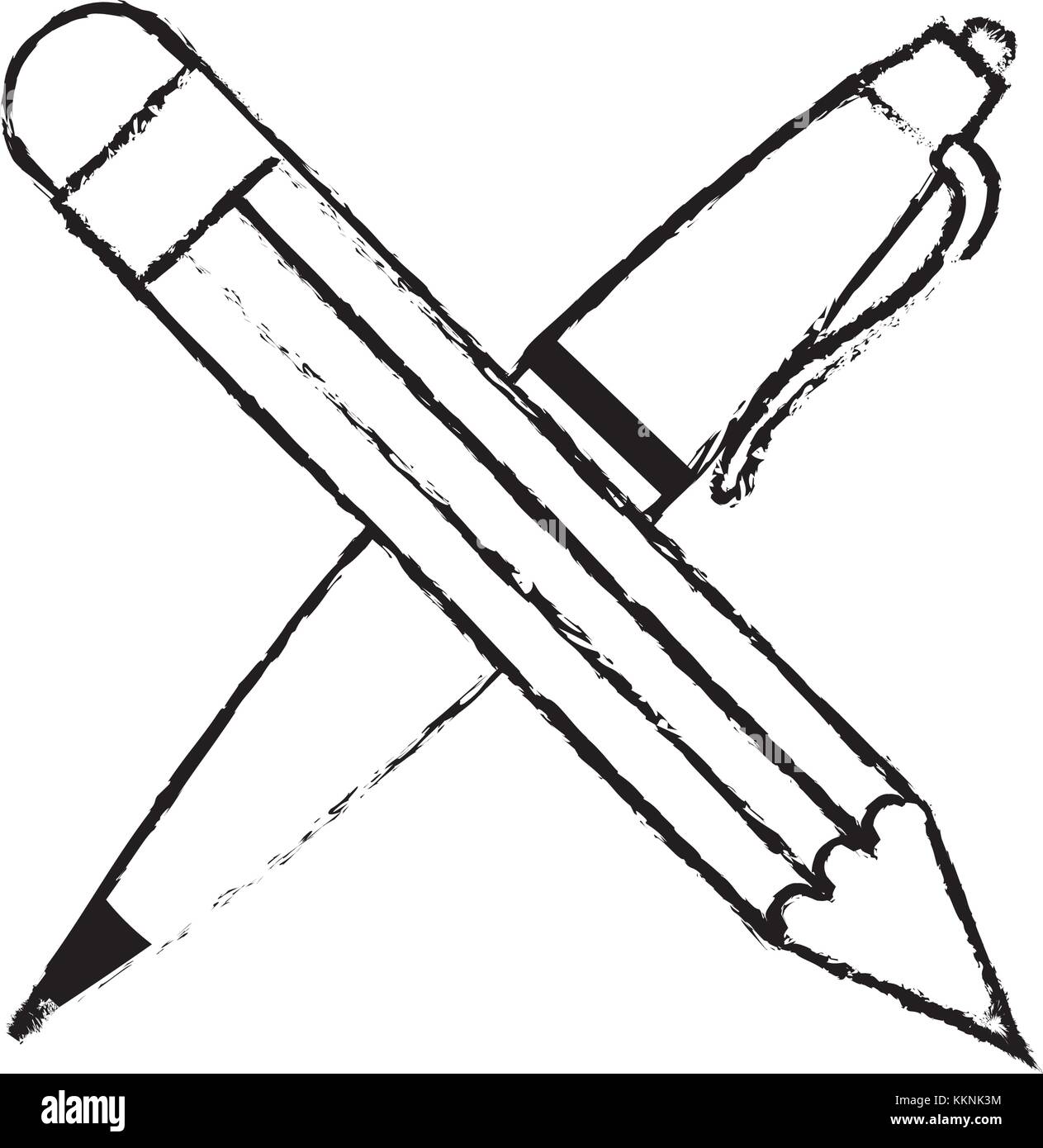 Pencil and pen design Stock Vector Image & Art - Alamy