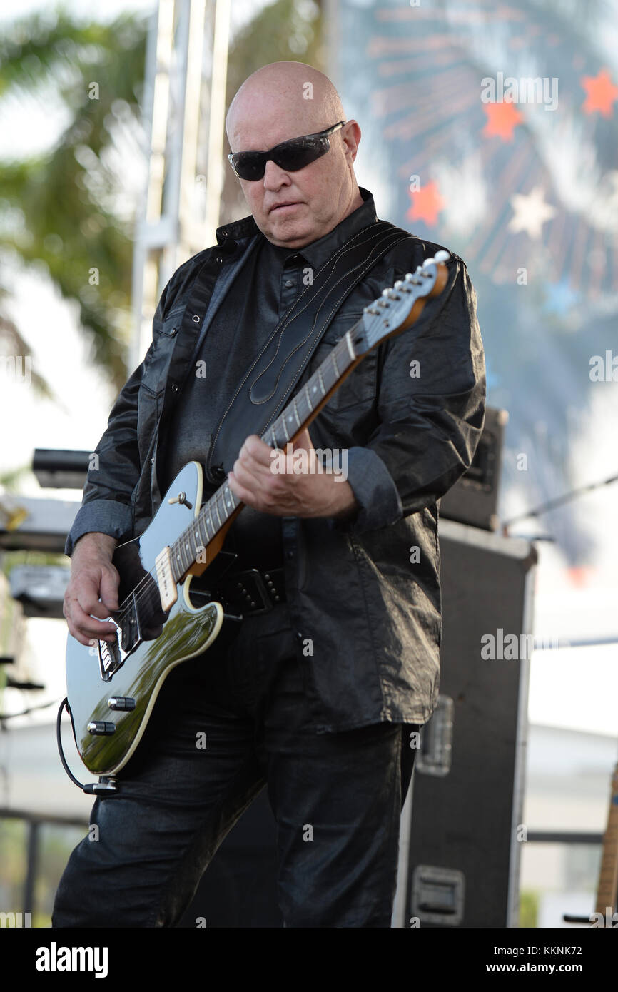 SUNRISE FL - JULY 04: Mike Score of A Flock of Seagulls performs during ...