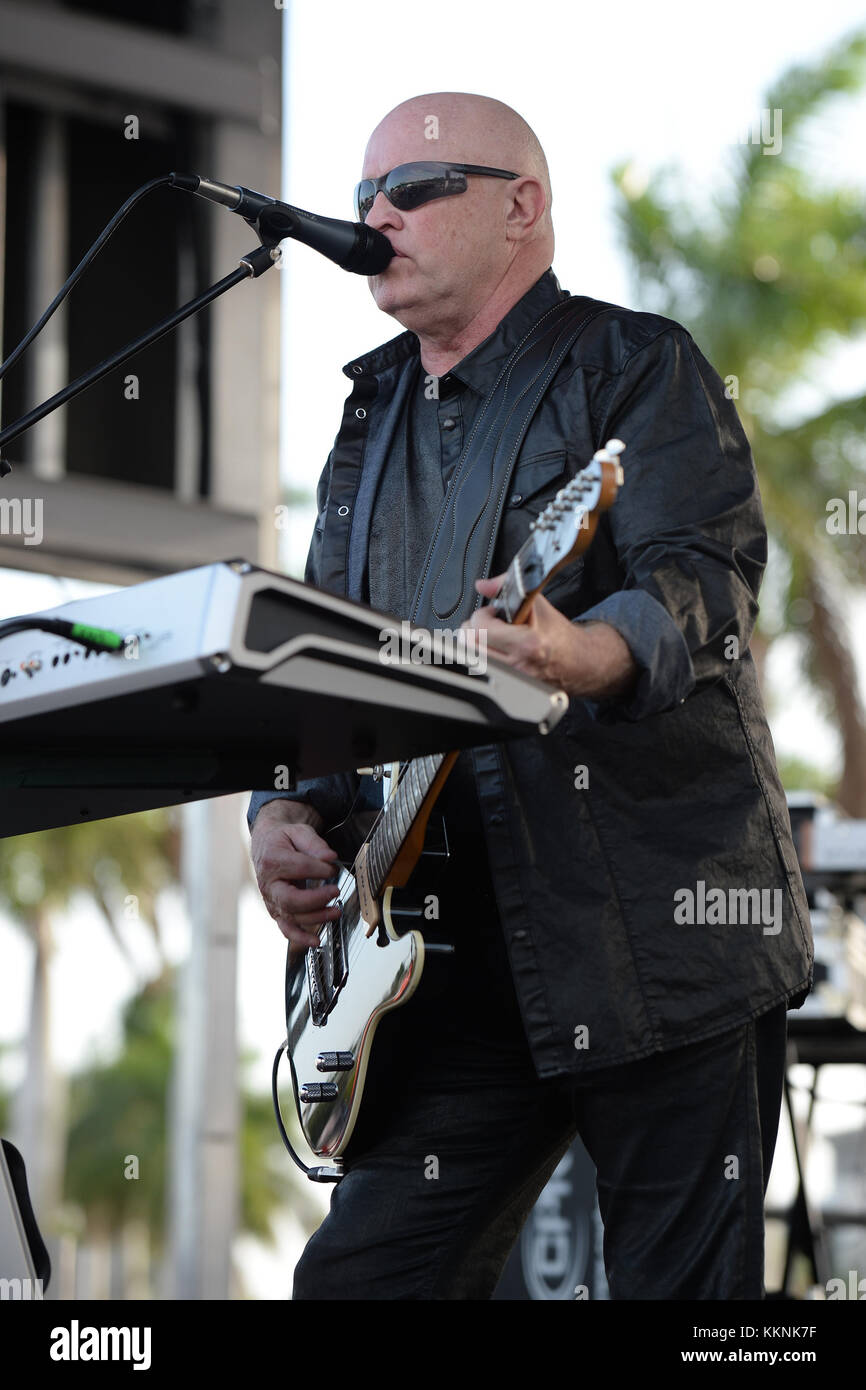 SUNRISE FL - JULY 04: Mike Score of A Flock of Seagulls performs during ...