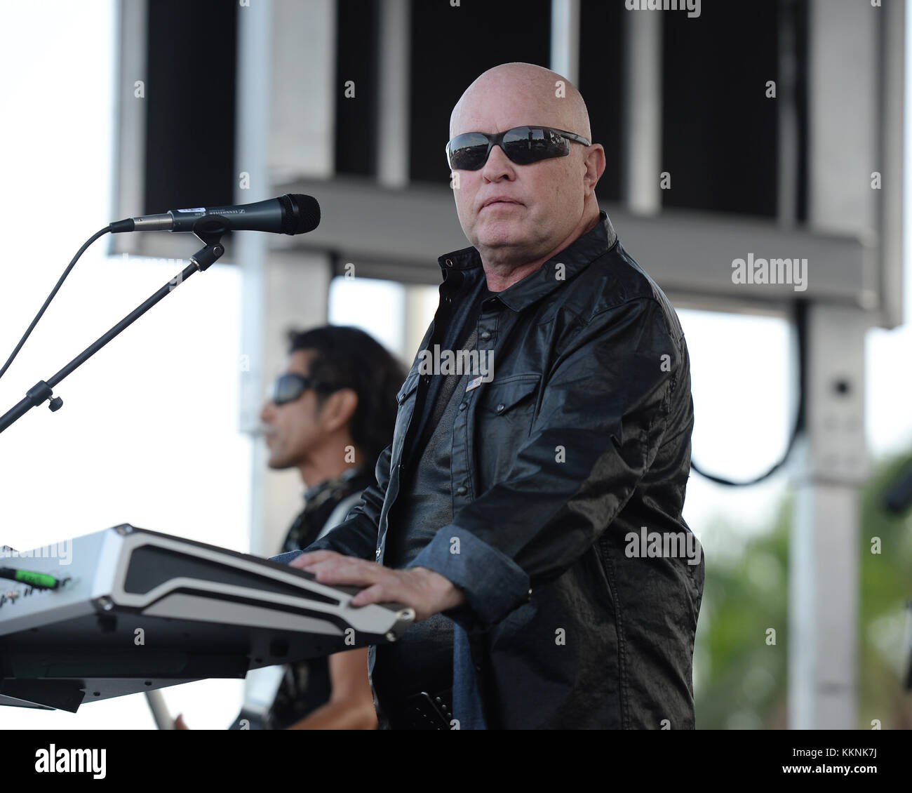 SUNRISE FL - JULY 04: Mike Score of A Flock of Seagulls performs during ...