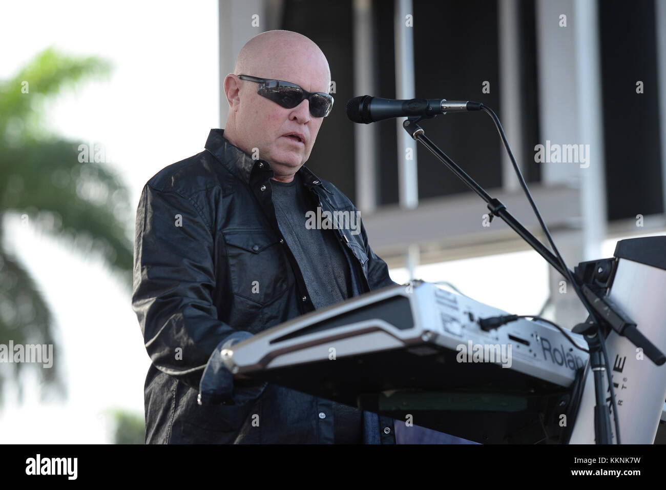 SUNRISE FL - JULY 04: Mike Score of A Flock of Seagulls performs during ...