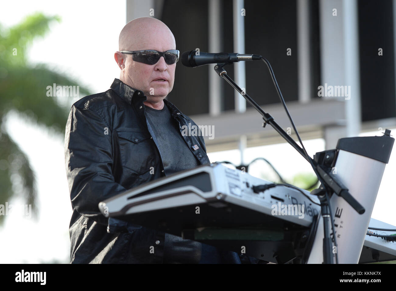 SUNRISE FL - JULY 04: Mike Score of A Flock of Seagulls performs during ...