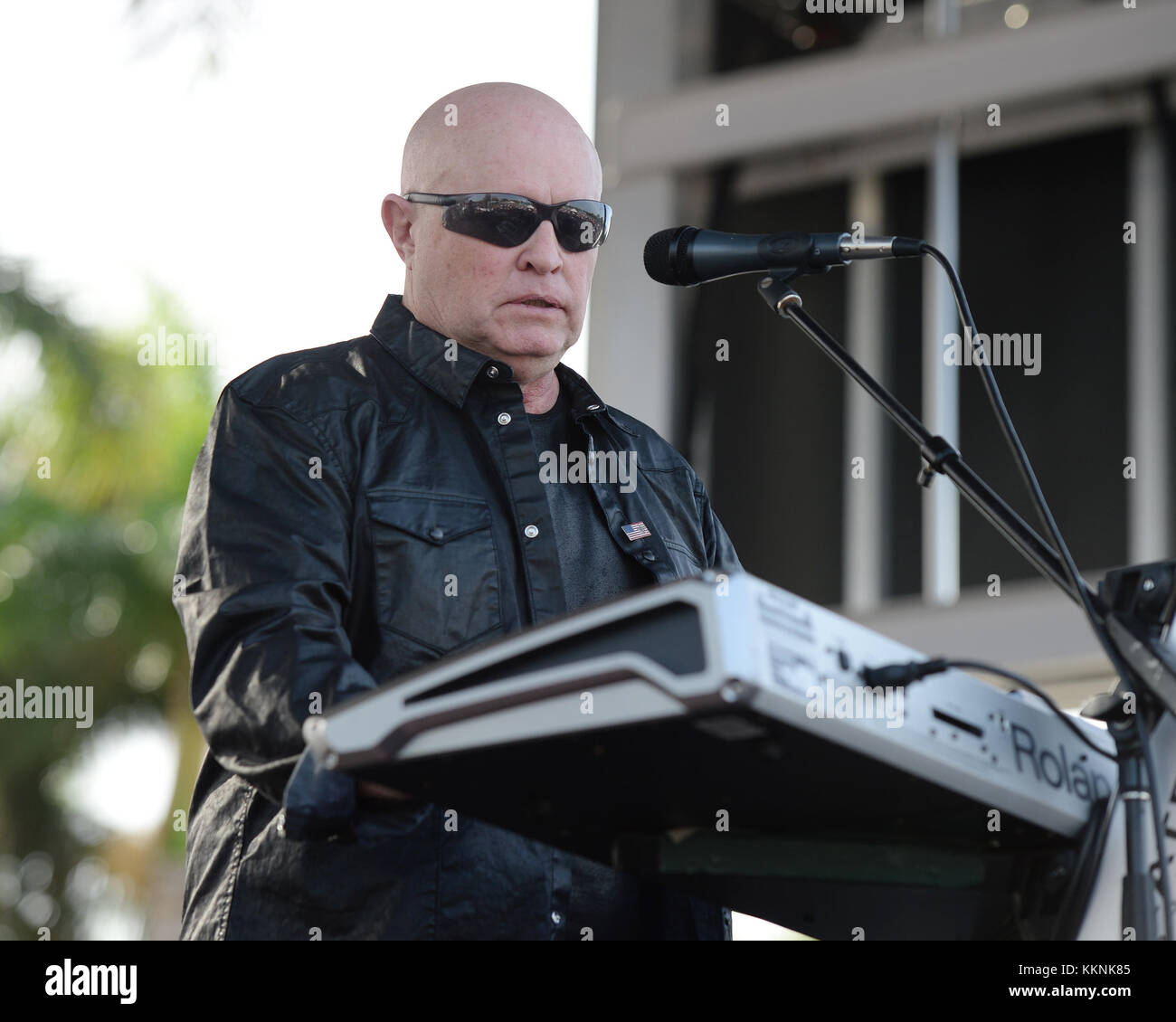 SUNRISE FL - JULY 04: Mike Score of A Flock of Seagulls performs during ...