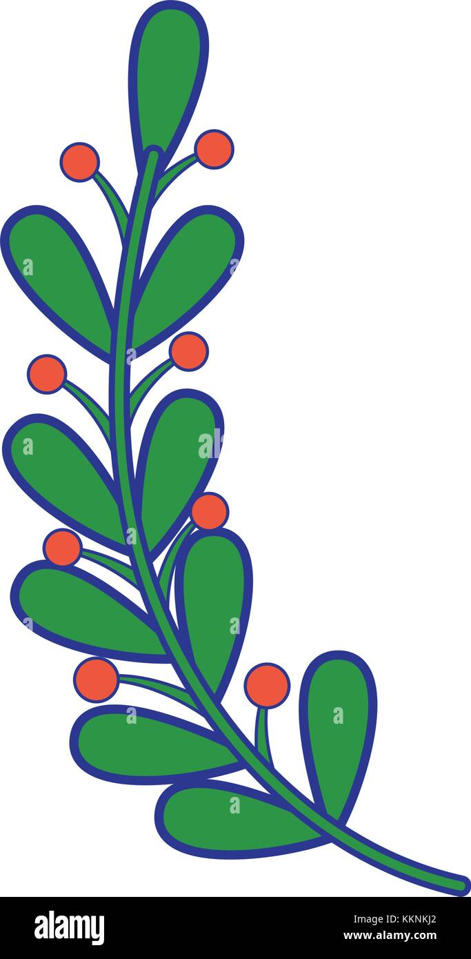 full color rustic leaves natural branch design Stock Vector Image & Art ...