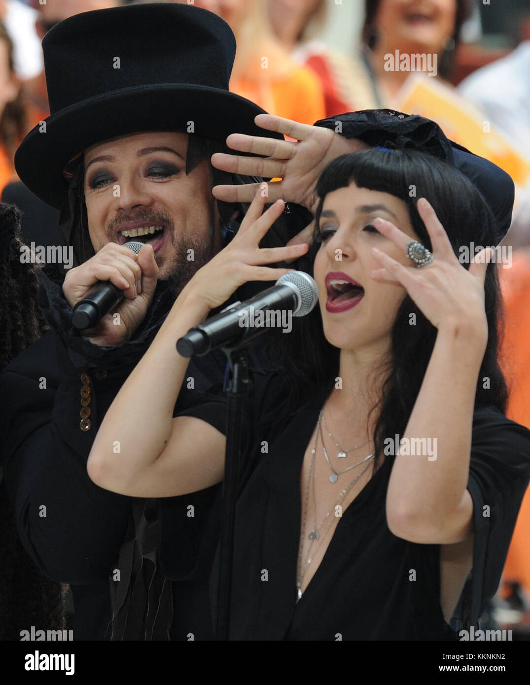 NEW YORK, NY - JULY 02: British singer and songwriter Boy George ...