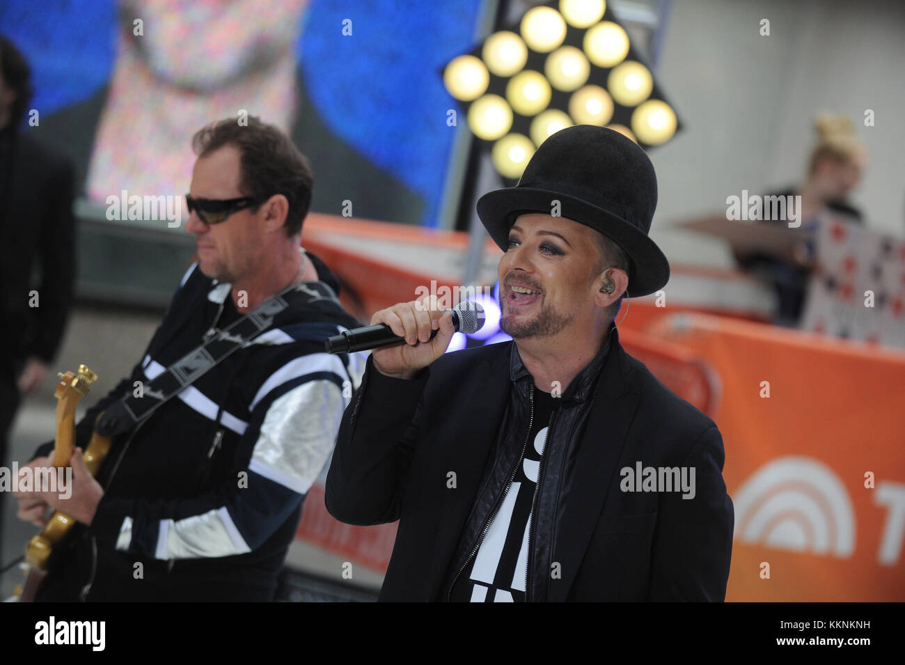 NEW YORK, NY - JULY 02: British singer and songwriter Boy George ...