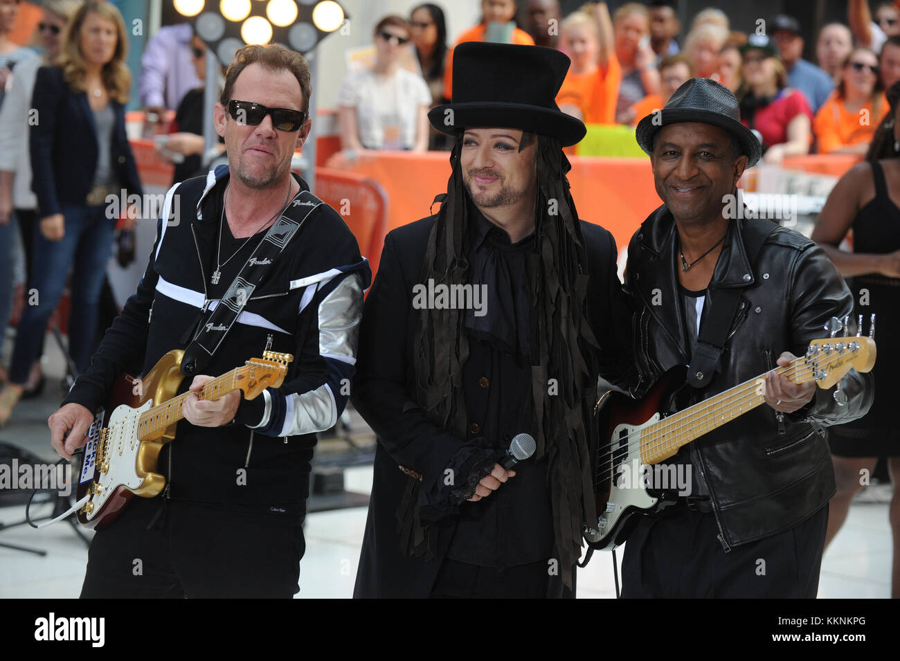 NEW YORK, NY - JULY 02: British singer and songwriter Boy George ...