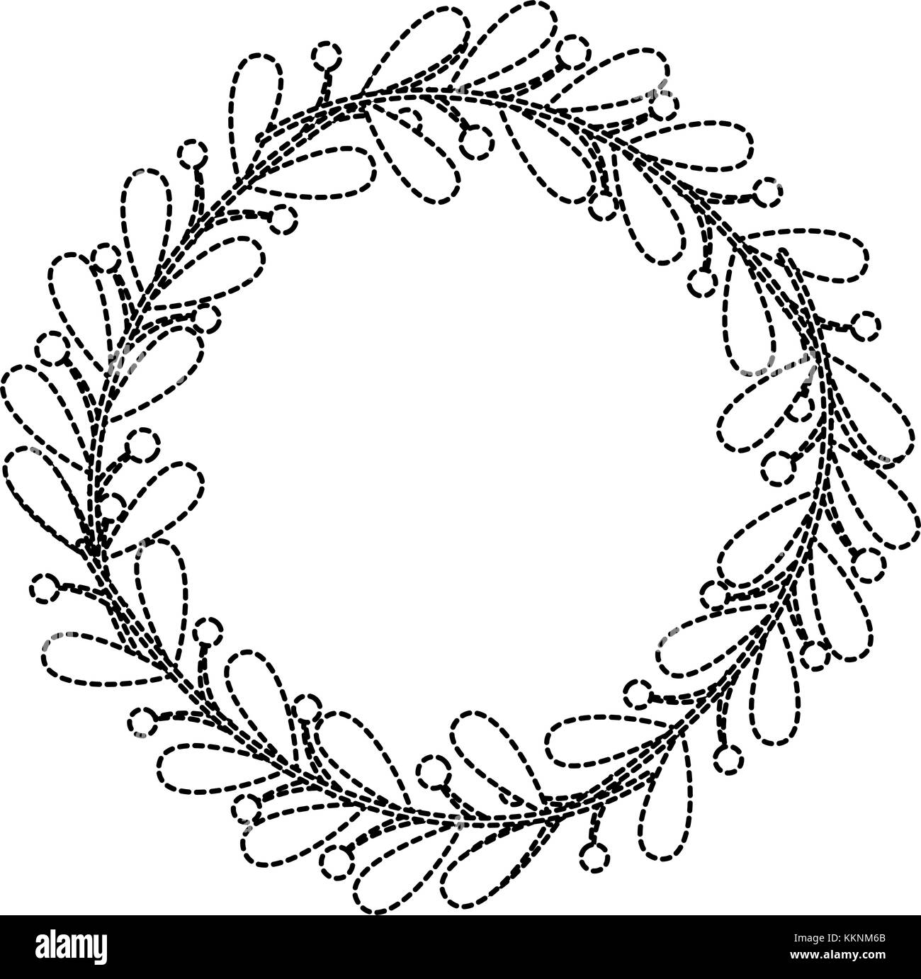 Rustic branches leaves design Black and White Stock Photos & Images - Alamy