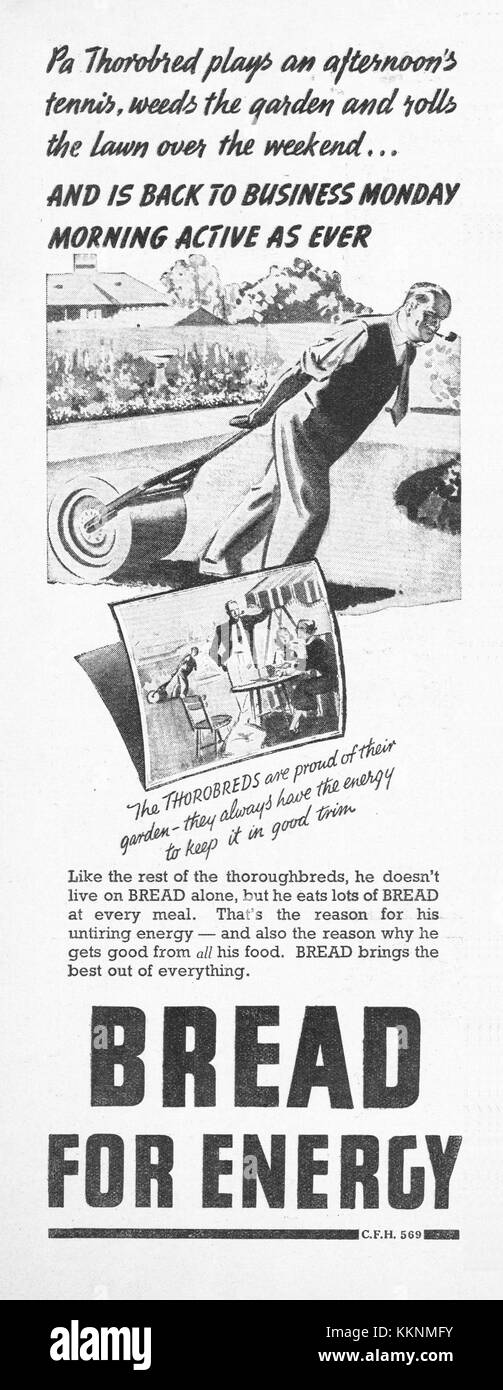 Bread advert hi-res stock photography and images - Alamy