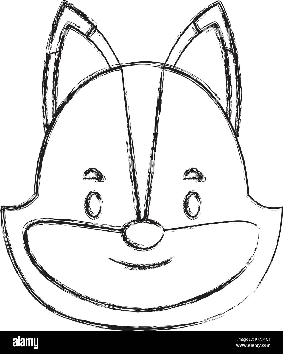 Cute raccoon head cartoon Stock Vector Image & Art - Alamy