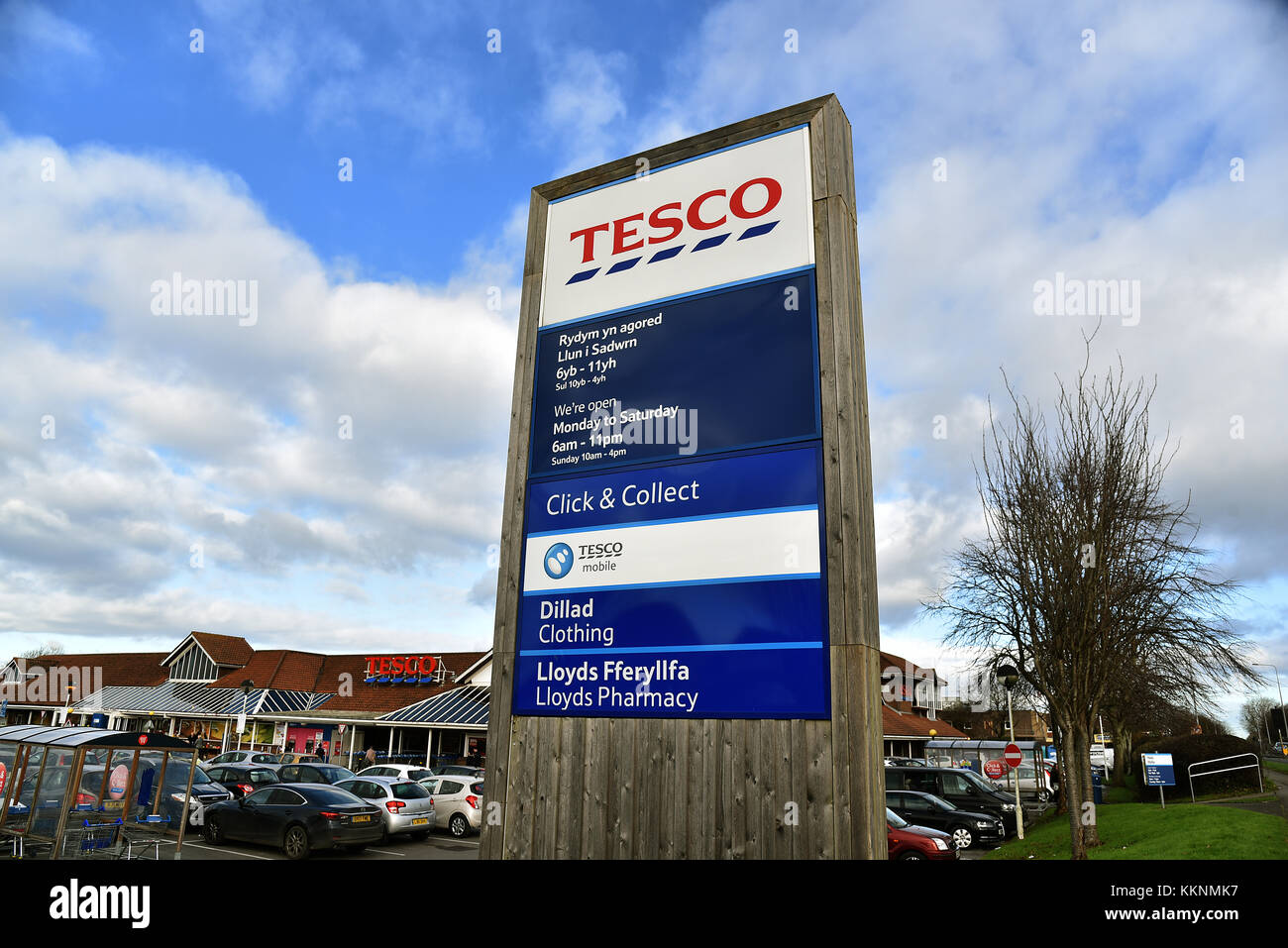 Tesco superstore, Barry, South Wales, United Kingdom Stock Photo - Alamy