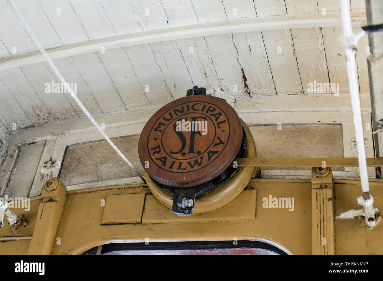 Historic cable car downtown hi-res stock photography and images - Alamy