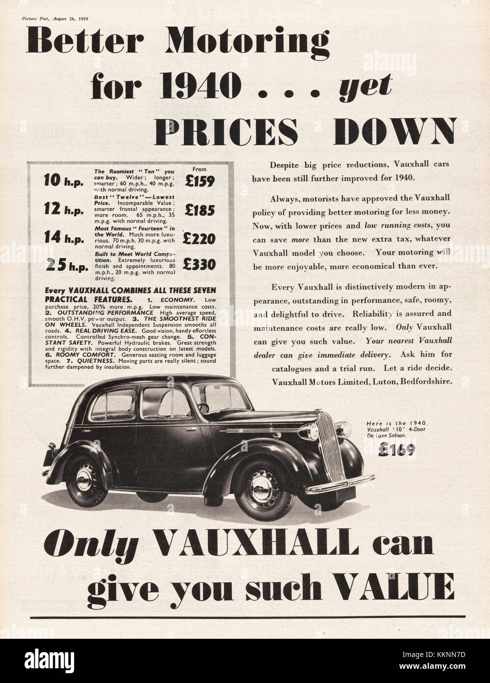 1939 uk car hi-res stock photography and images - Alamy