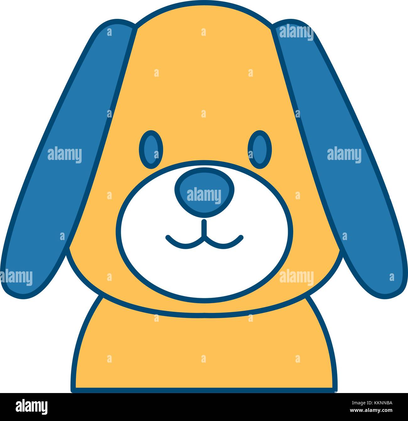 Cute dog head cartoon Stock Vector Image & Art - Alamy