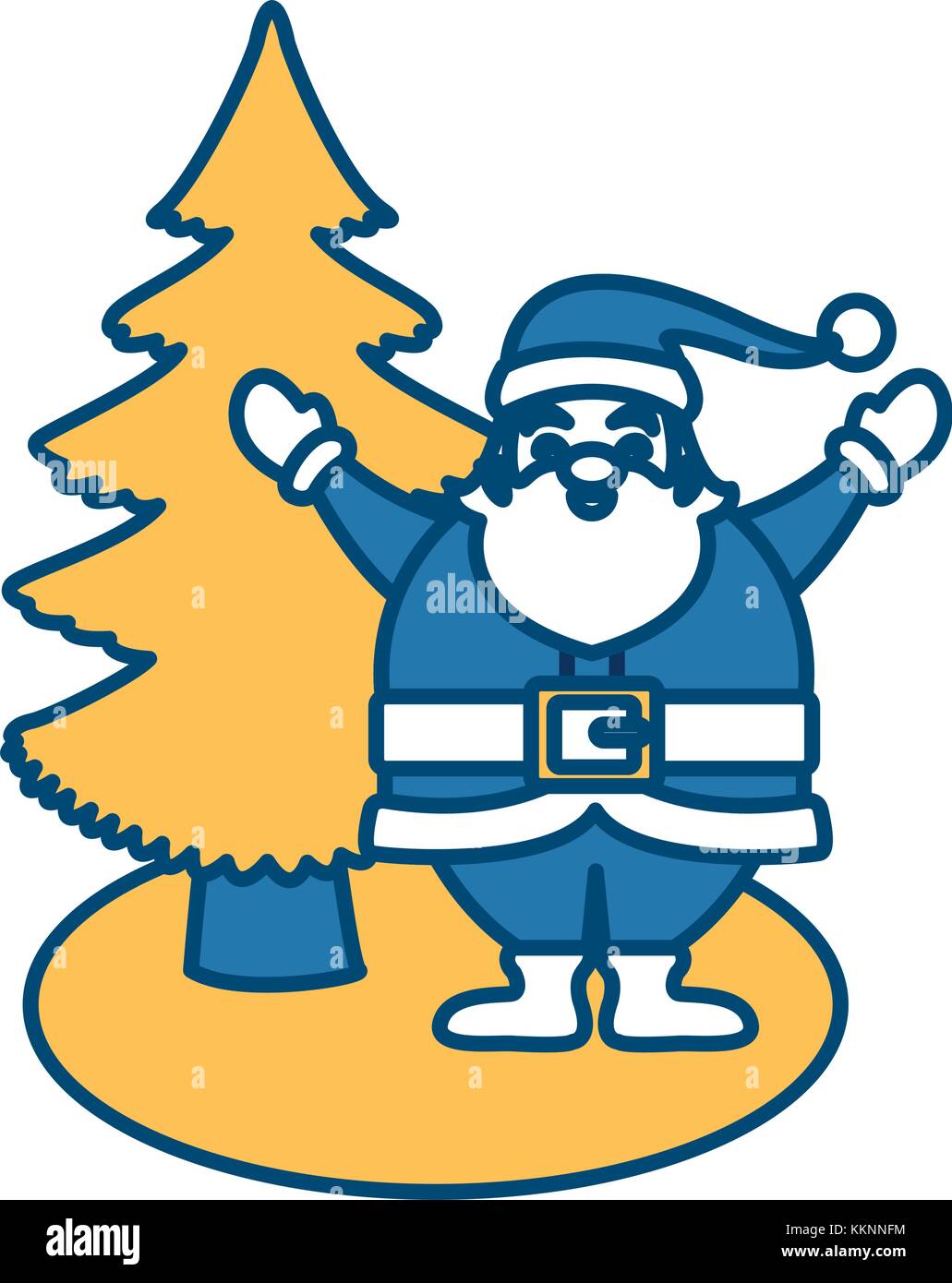 Christmas man portrait cheerful funny Stock Vector Images - Alamy