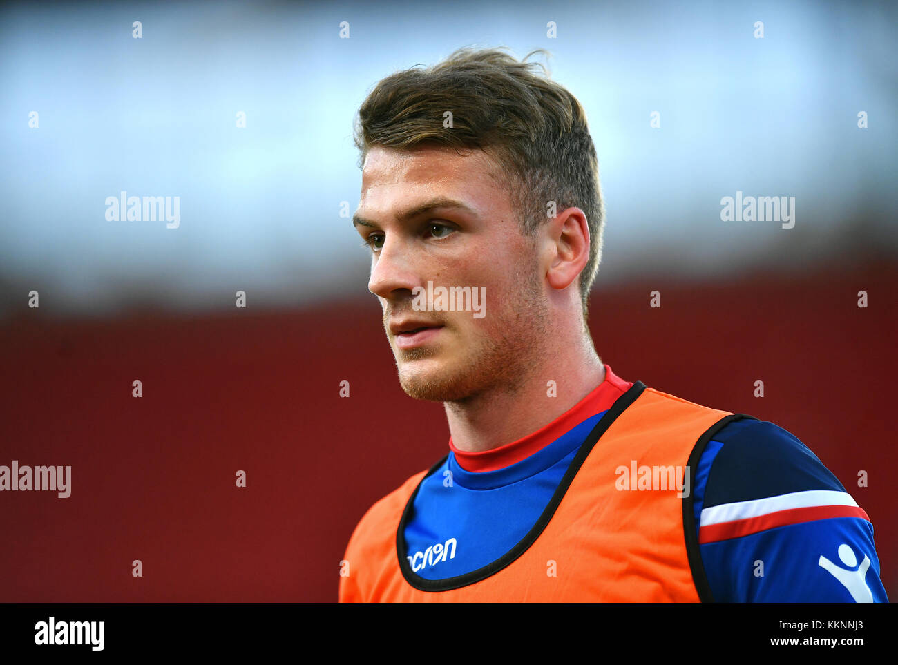 Stoke City's Josh Tymon before the Carabao Cup, Second Round match at ...