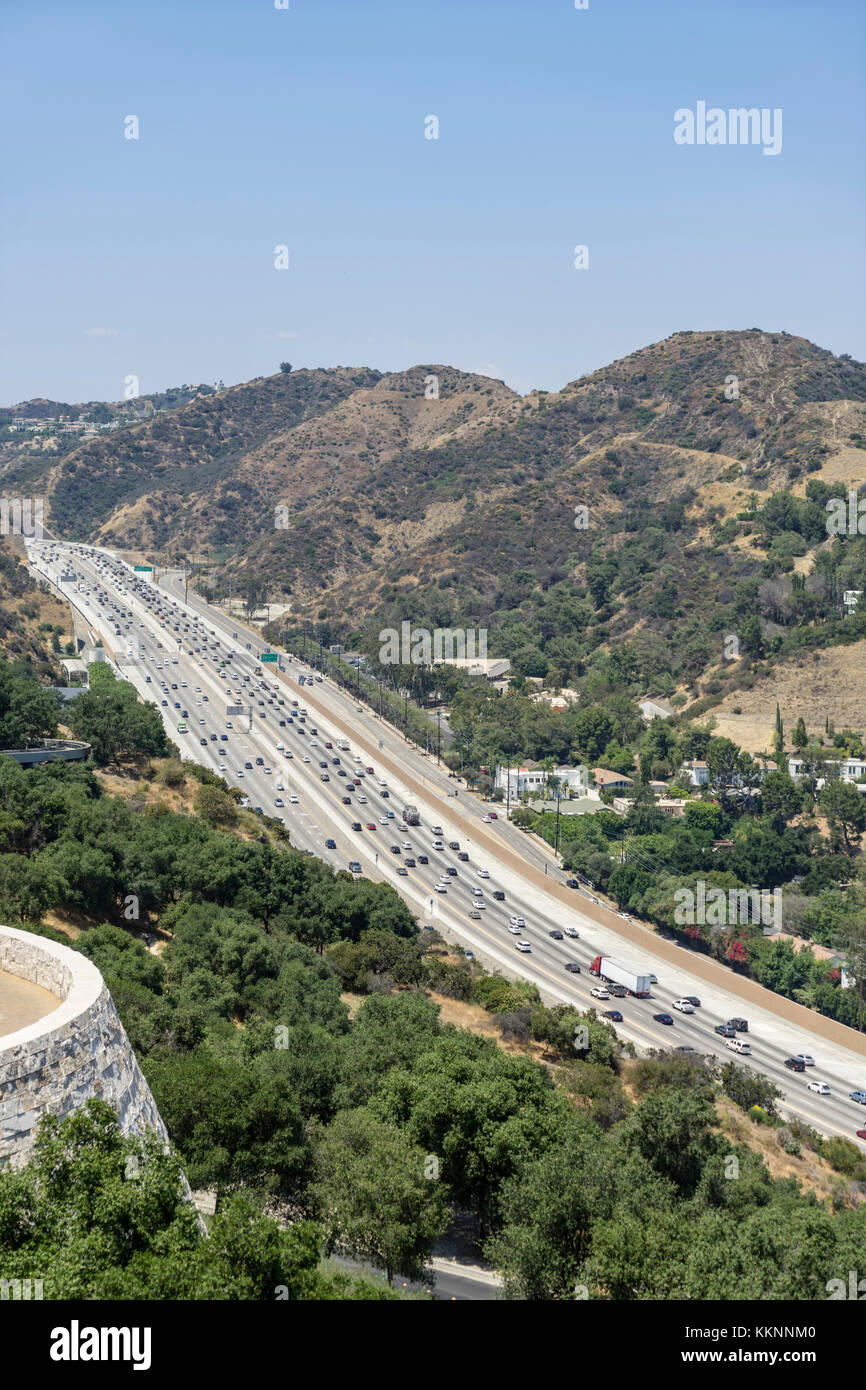Six-lane highway, Los Angeles, California, USA Stock Photo - Alamy