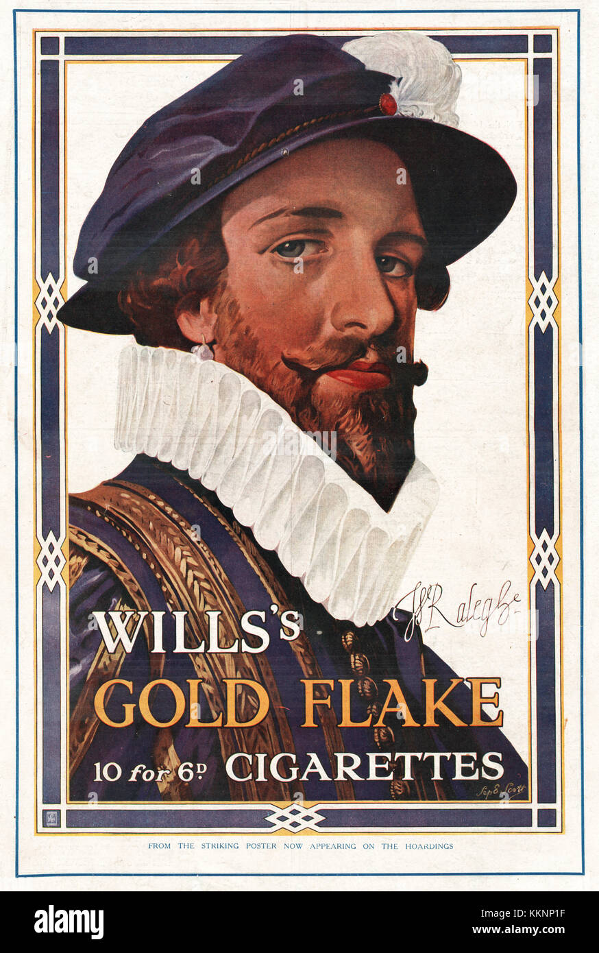 1924 UK Magazine Wills's Gold Flake Cigarette Advert Stock Photo - Alamy