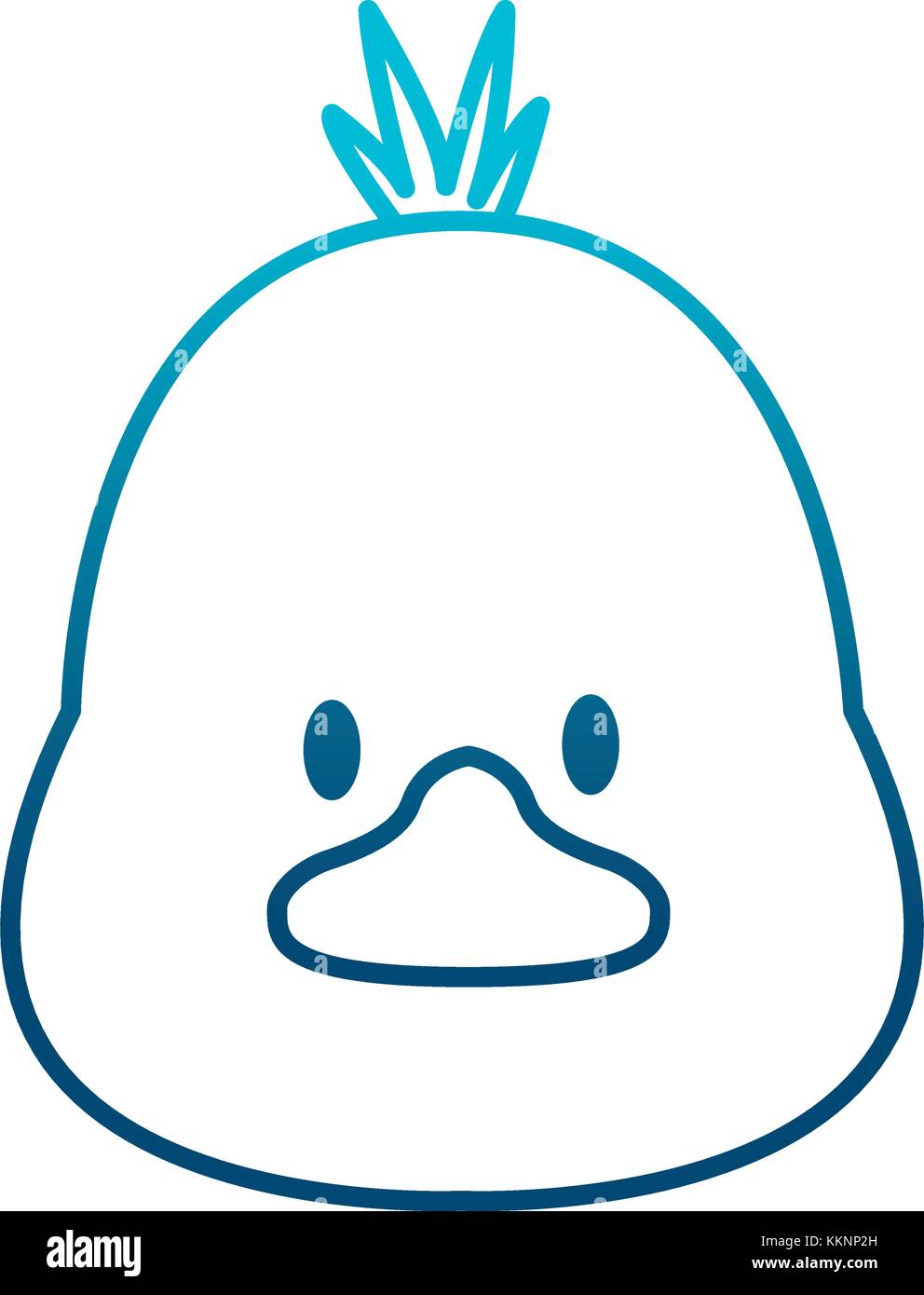 Cute bird head cartoon Stock Vector Image & Art - Alamy