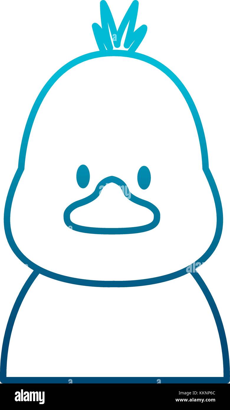 Cute bird head cartoon Stock Vector Image & Art - Alamy