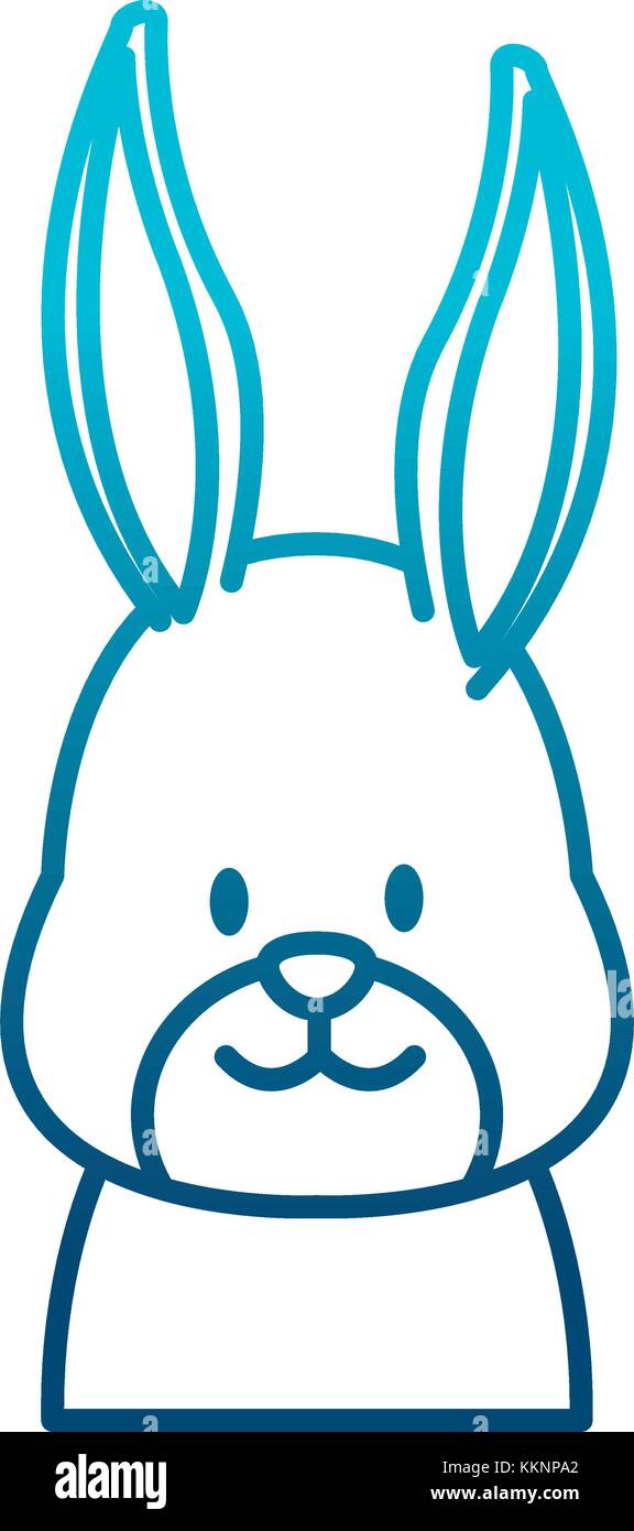 Cute bunny head cartoon Stock Vector Image & Art - Alamy