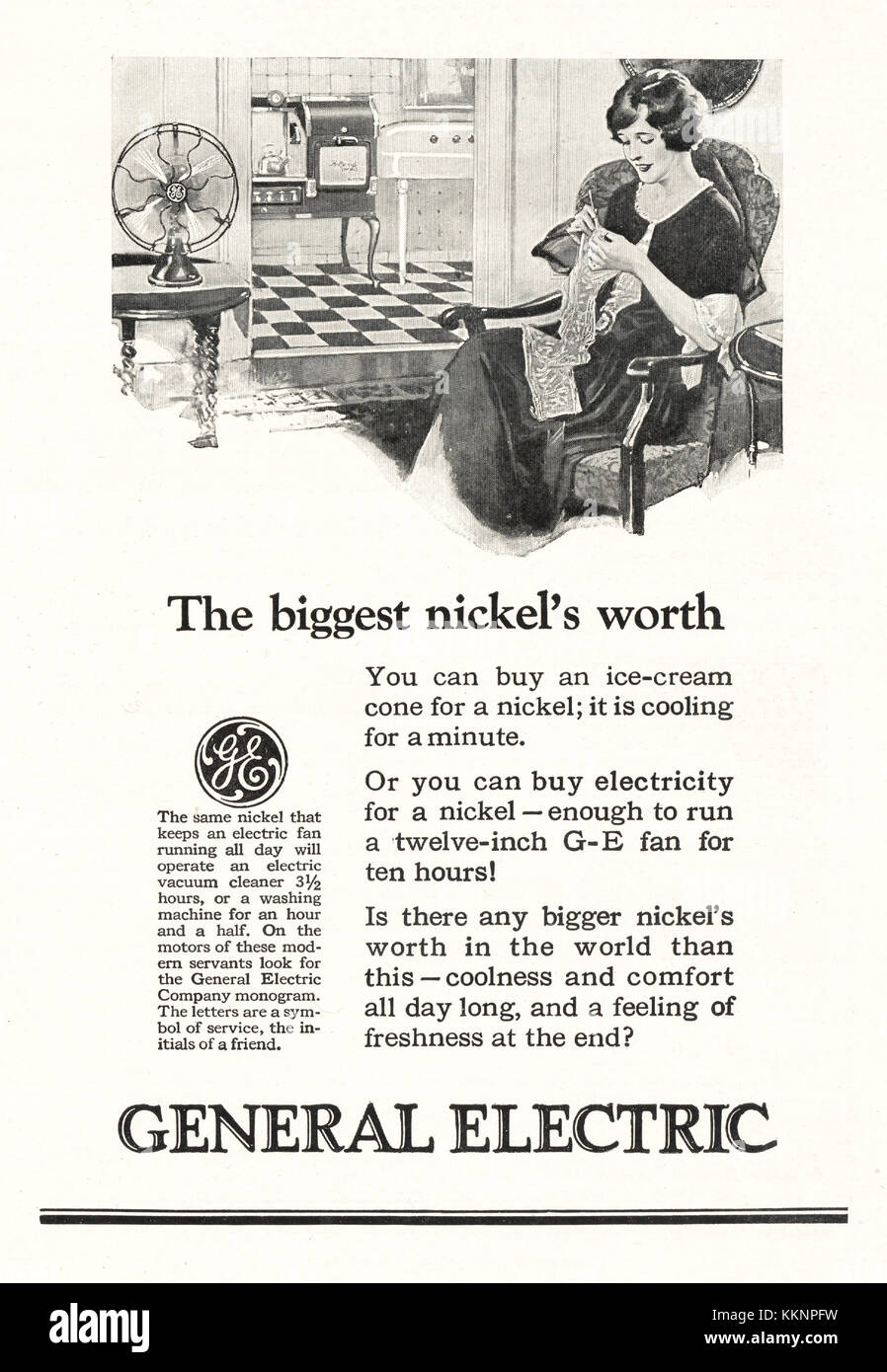 General electric advert hi-res stock photography and images - Alamy