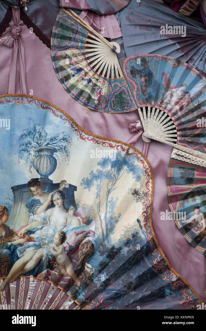 Colorful Canival fans, Venice Italy Stock Photo - Alamy