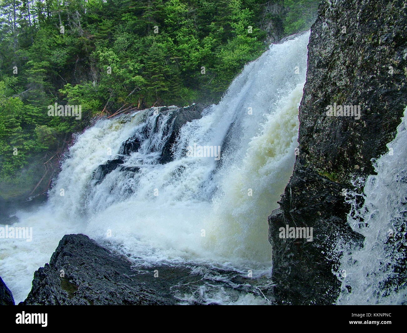 Baker's Brook Falls, Newfoundland, Canada Stock Photo - Alamy