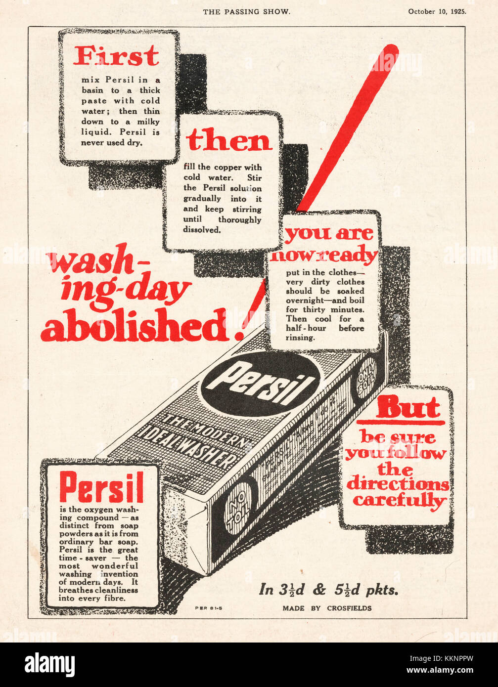 Persil advert hi-res stock photography and images - Alamy