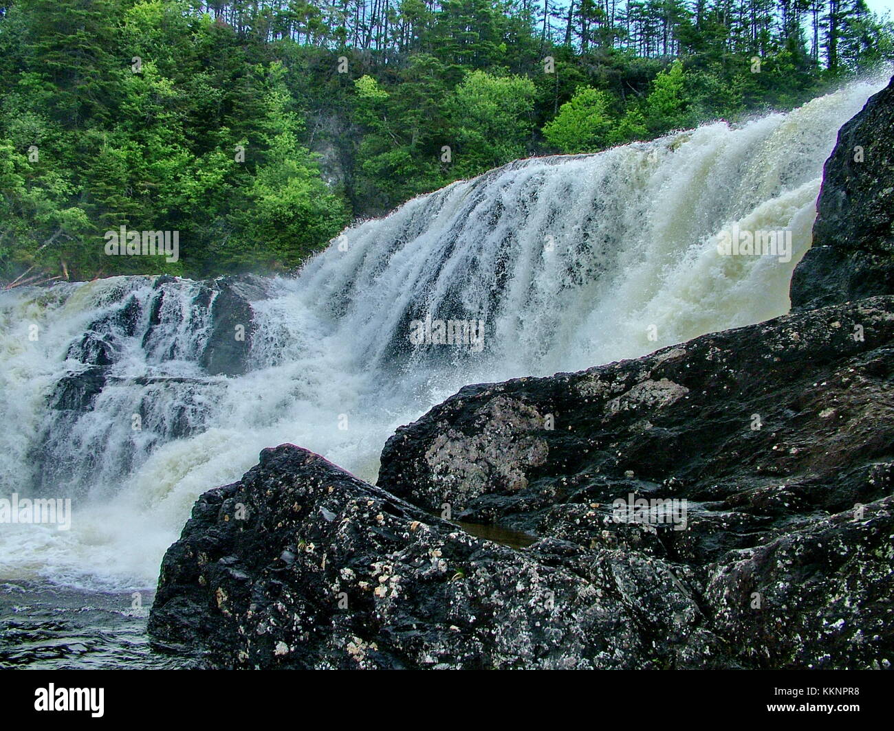 Baker's Brook Falls, Newfoundland, Canada Stock Photo - Alamy