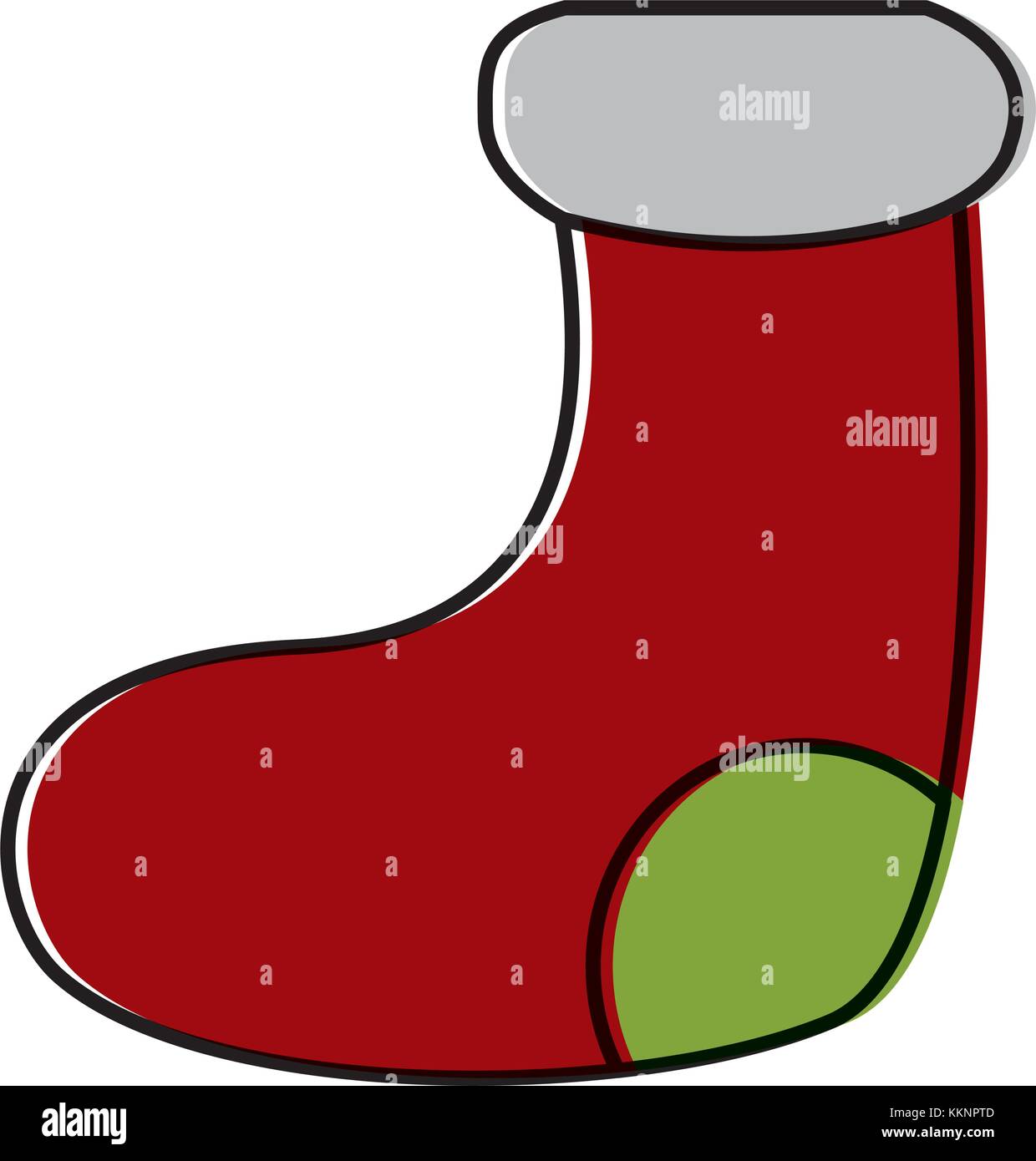 Christmas boot isolated Stock Vector Image & Art - Alamy