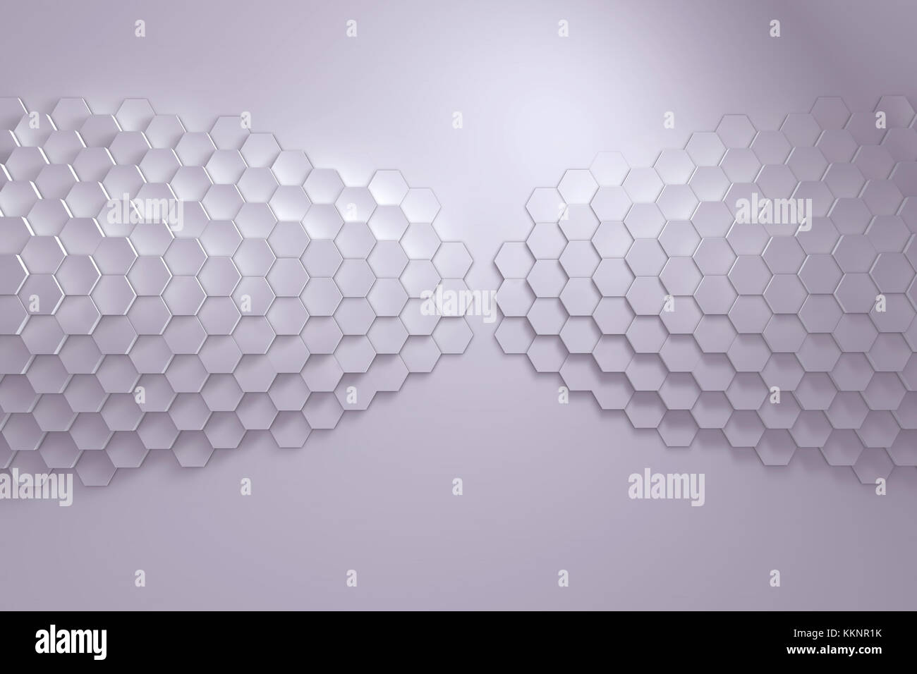 Geometric hexagon pattern background. 3D rendering Stock Photo - Alamy