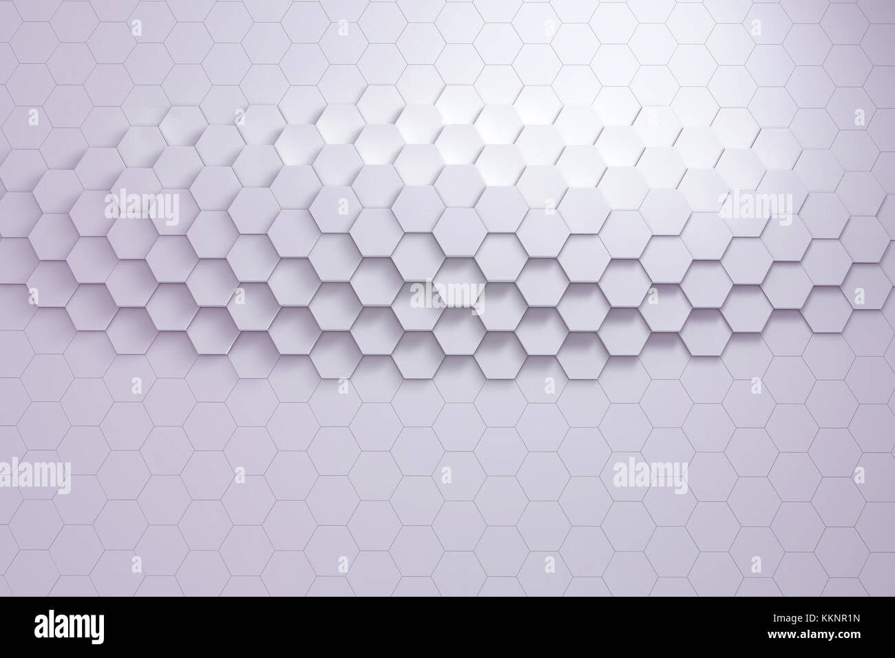 Geometric hexagon pattern background. 3D rendering Stock Photo - Alamy