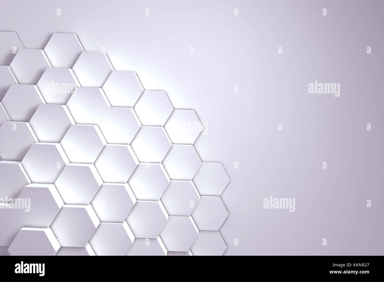 Geometric hexagon pattern background. 3D rendering Stock Photo - Alamy