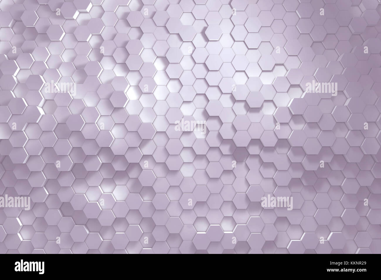 Geometric hexagon pattern background. 3D rendering Stock Photo - Alamy