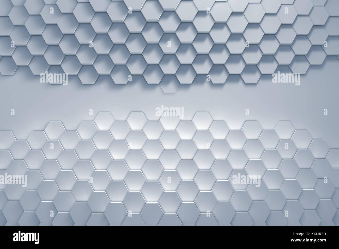 Geometric hexagon pattern background. 3D rendering Stock Photo - Alamy