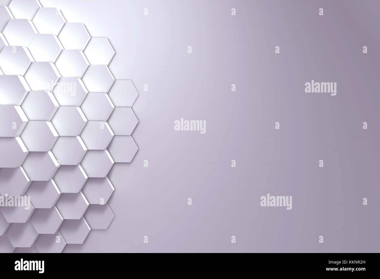 Geometric hexagon pattern background. 3D rendering Stock Photo - Alamy