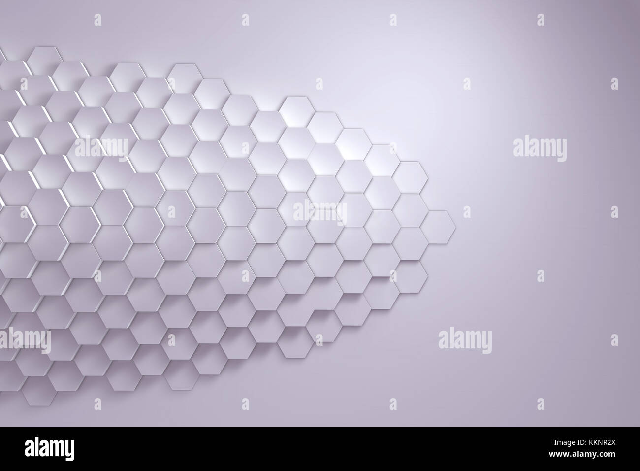 Geometric hexagon pattern background. 3D rendering Stock Photo - Alamy