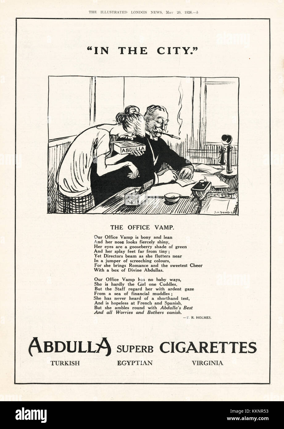 Abdulla cigarettes hi-res stock photography and images - Alamy
