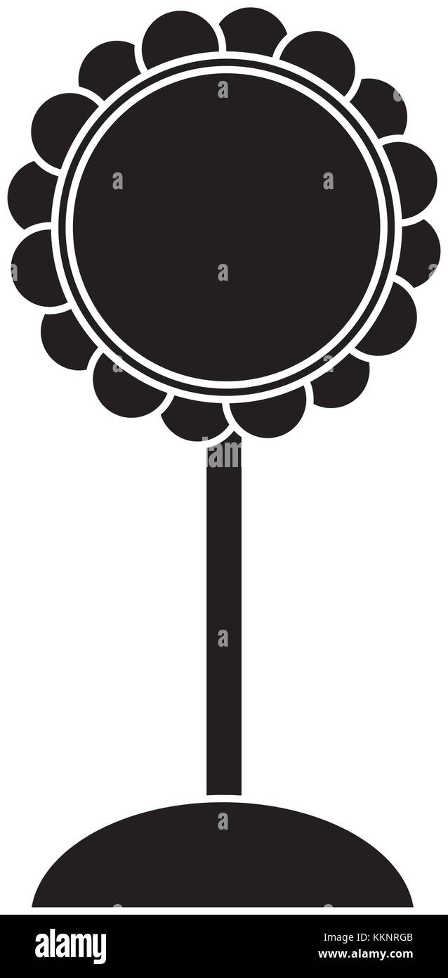 Beautiful flower symbol Stock Vector Image & Art - Alamy