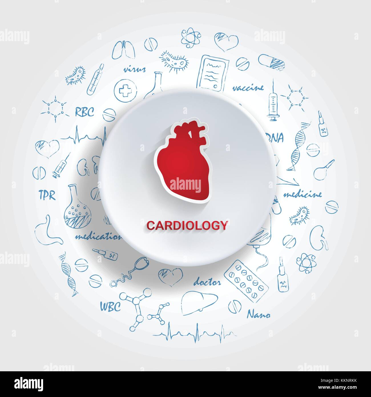 Creative Concept Background Of The Human Heart. Medical Symbol Of ...