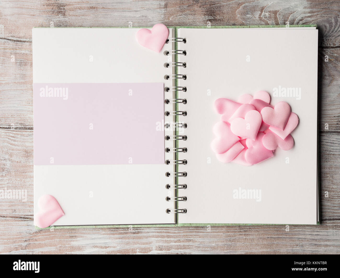 Blank Open Greeting Card