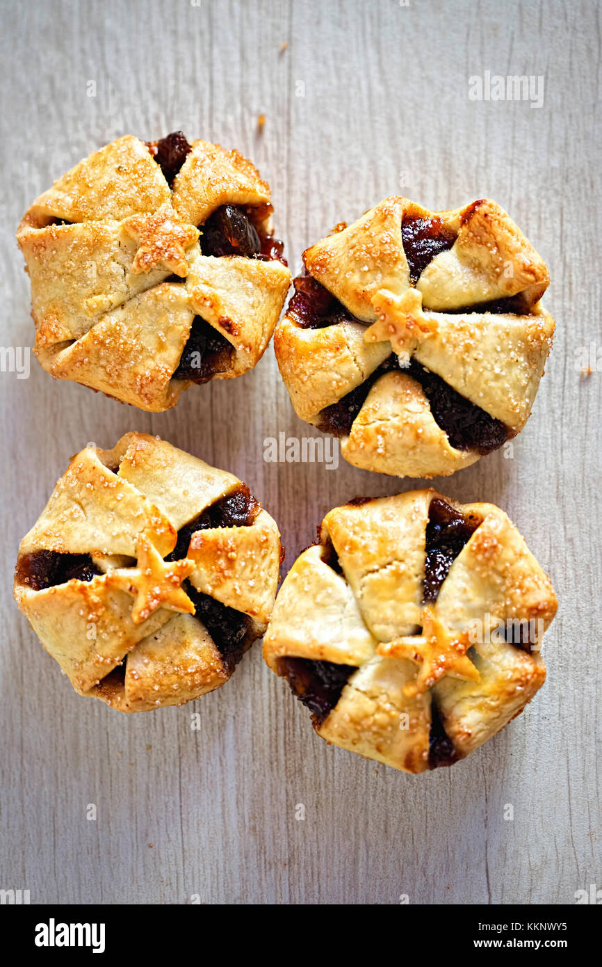 Mince pie parcels Stock Photo - Alamy