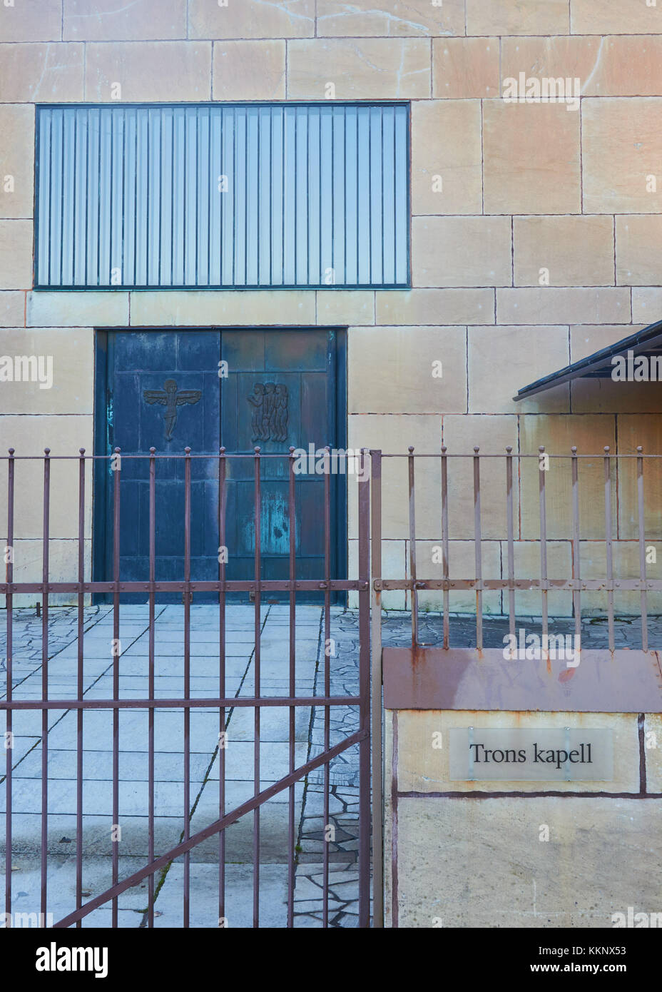 Trons Kapell one of 3 chapels in the Forest Crematorium (1940), by ...