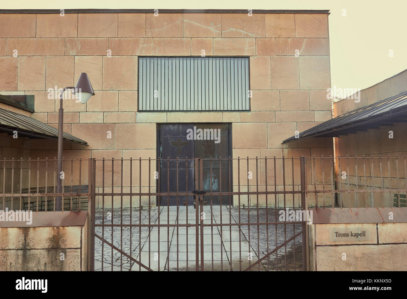 Trons Kapell one of 3 chapels in the Forest Crematorium (1940), by ...