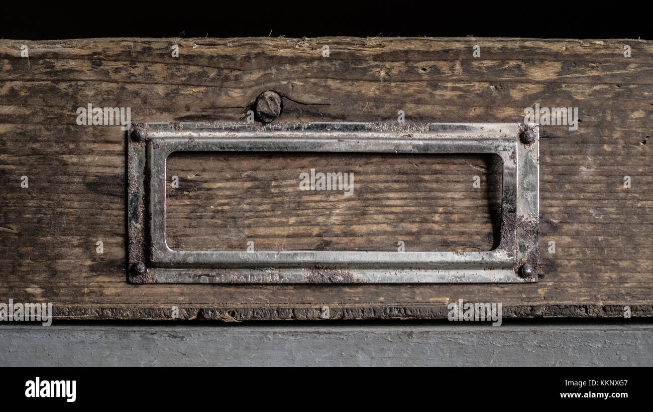old wooden drawer Stock Photo - Alamy