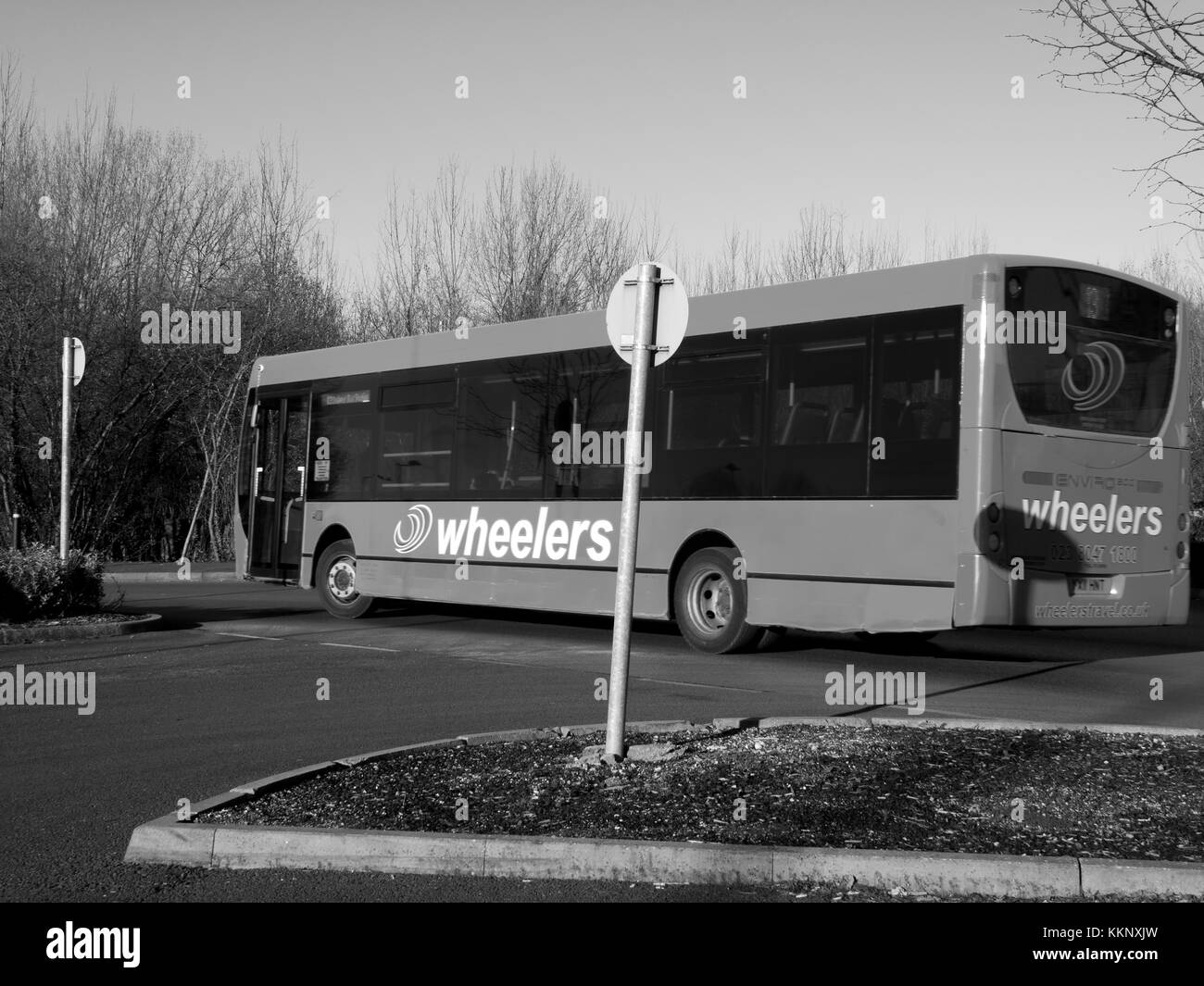 Tesco Extra Superstore, local bus service conveying passengers to store ...