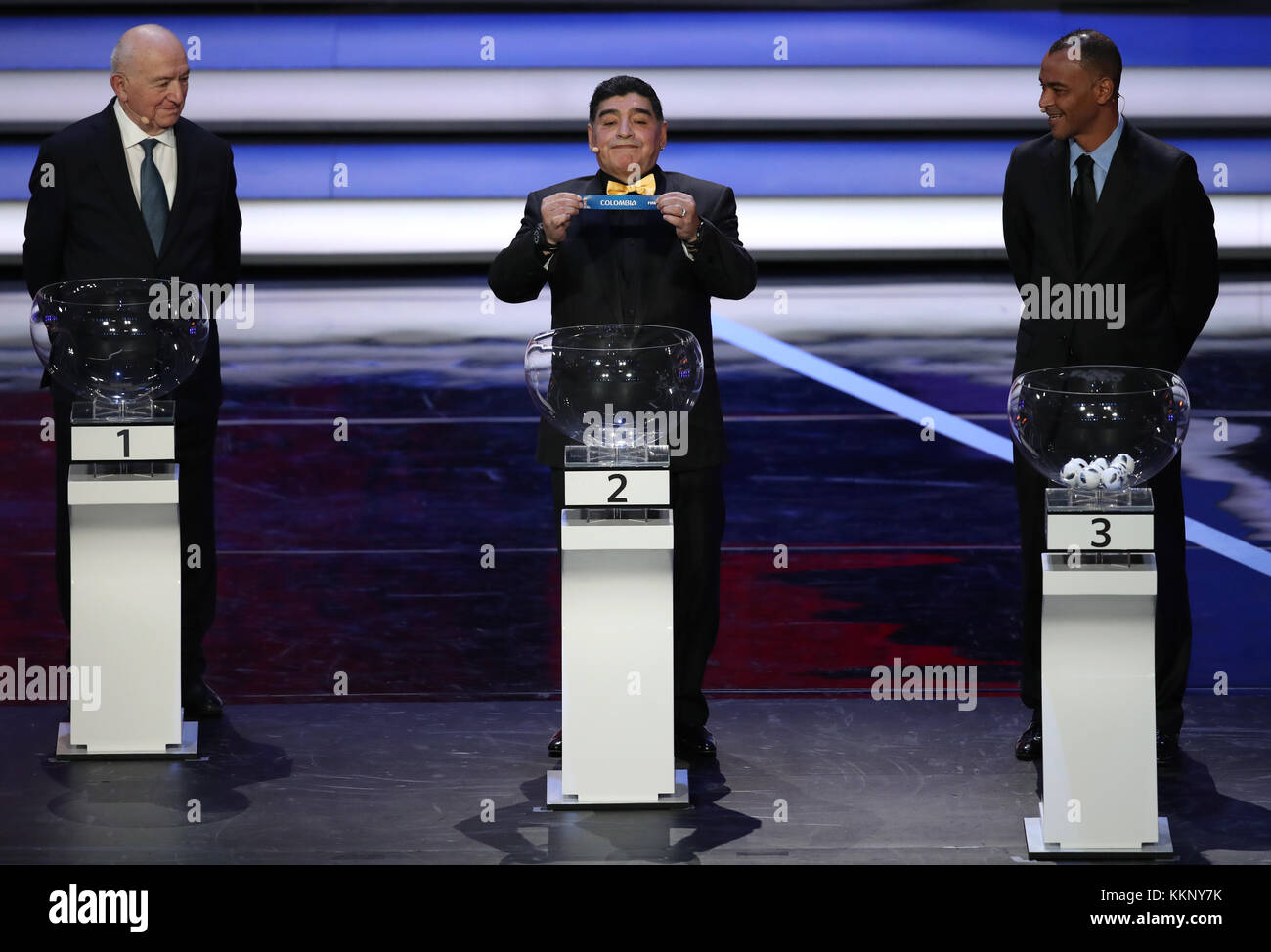 World Cup 2018 draw ambassador Diego Maradona pulls Columbia out of the ...