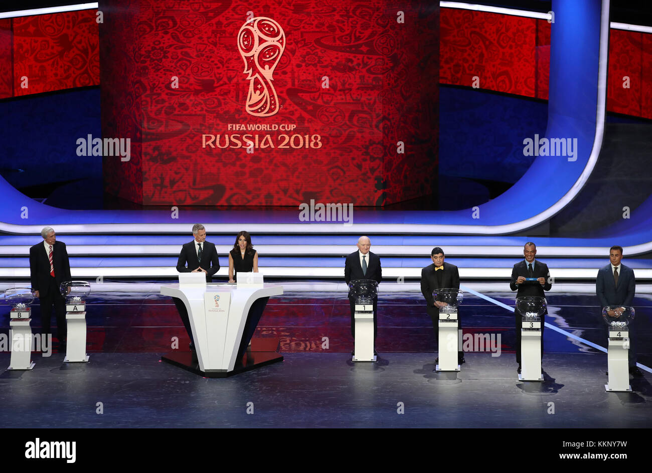 A general view during the FIFA 2018 World Cup draw at The Kremlin ...